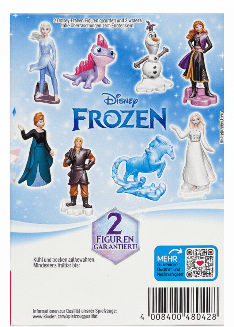Купити Шоколадні яйця Kinder Uberraschung Disney Frozen 4шт 80г 10116 в ...