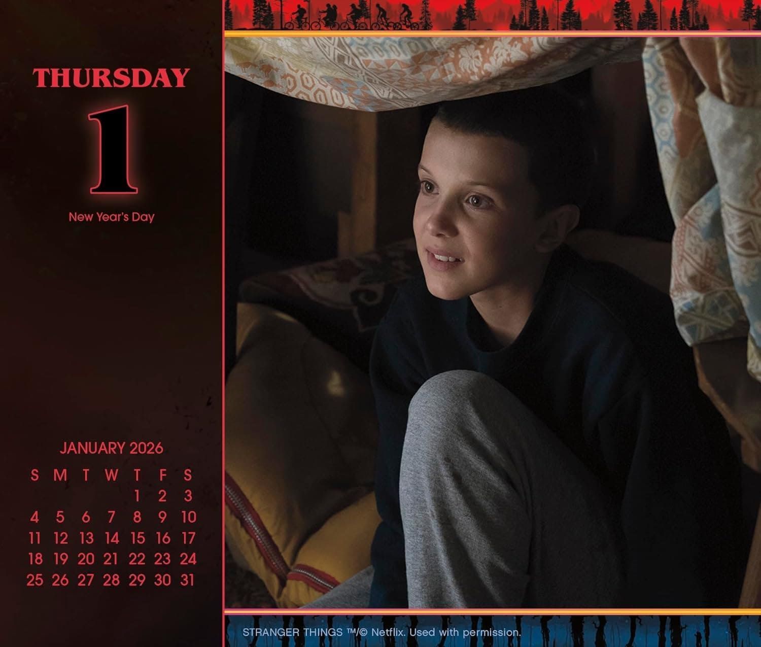 Купити Календар Stranger Things Day-at-a-Time Box Calendar на 2026 рік ...